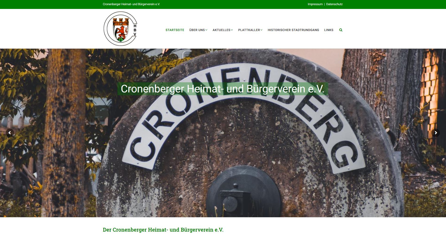 CHBV - Neue Web-Präsenz für den CHBV - Cronenberger Heimat- und ...